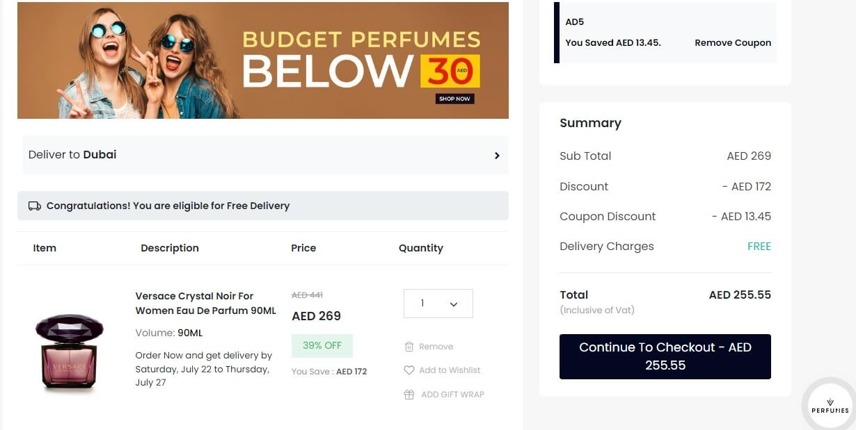 V Perfumes Discount Code GCC 2025 | Couponical