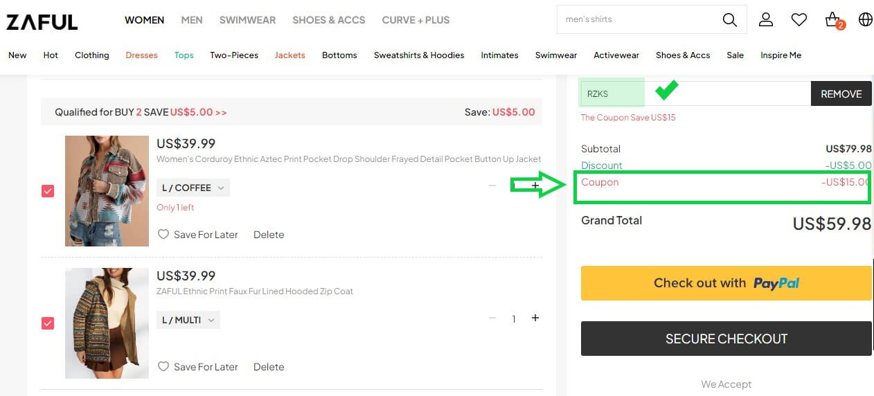 كود خصم زافول 2025 | كوبونكال